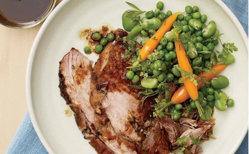 Garlic Pork + Spring Veg - Highlife Magazine